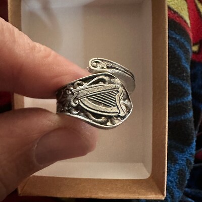 Harp Ring Adjustable Wrap Style Handcrafted by Doctor Gus Beautiful ...