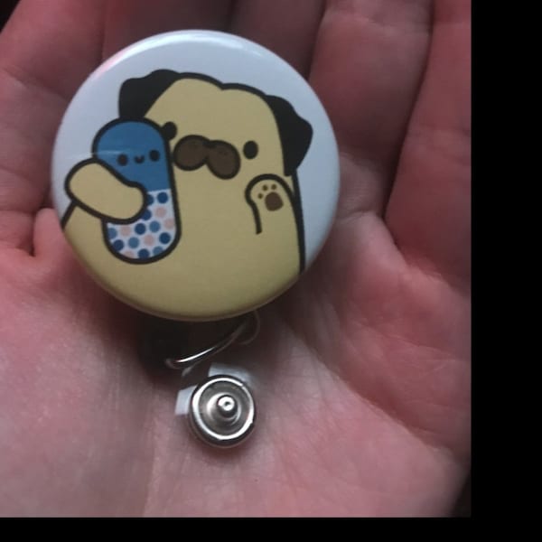 Pill Retractable Badge Holder, Pharmacist Badge Reel, Pharmacy Tech ...