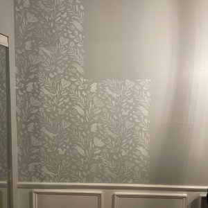 Forest Pattern Wall Stencil Floral Wall Stencils for - Etsy