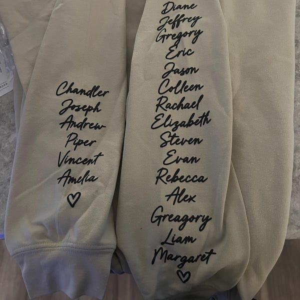 Custom Team Name Sweatshirt With Sleeve Print, School Mascot Sweatshirt ...