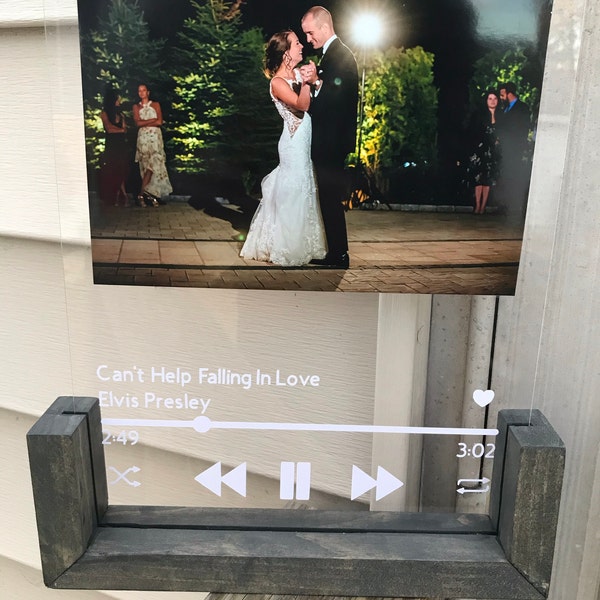 Song Glass, Song Art, Spotify Apple Music Song Buttons, Custom Song ...