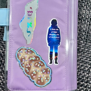 Jewish Holographic Mezuzah Glossy Sticker, Party Favor, Gift, Shabbat ...