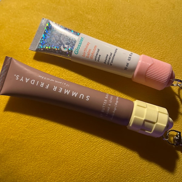 GLOSSGRL Keychain Cap for Lipgloss and Balm - Bubble Cap - Chap Cap ...
