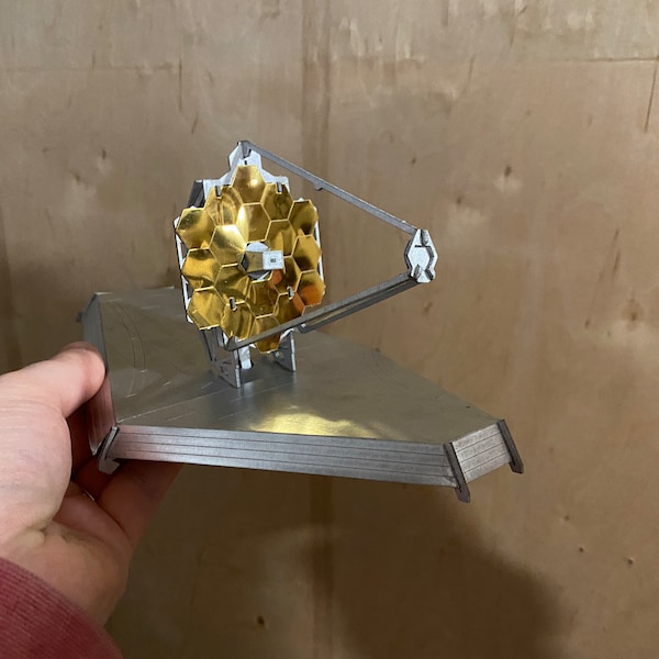 James Webb Space Telescope Model Kit - Laser Cut, Illustrated ...