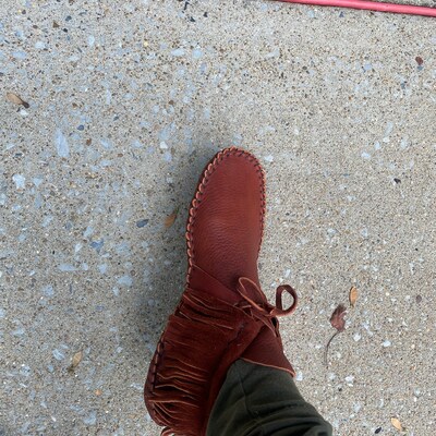 Handmade Moose and Elk Hide Moccasins. - Etsy