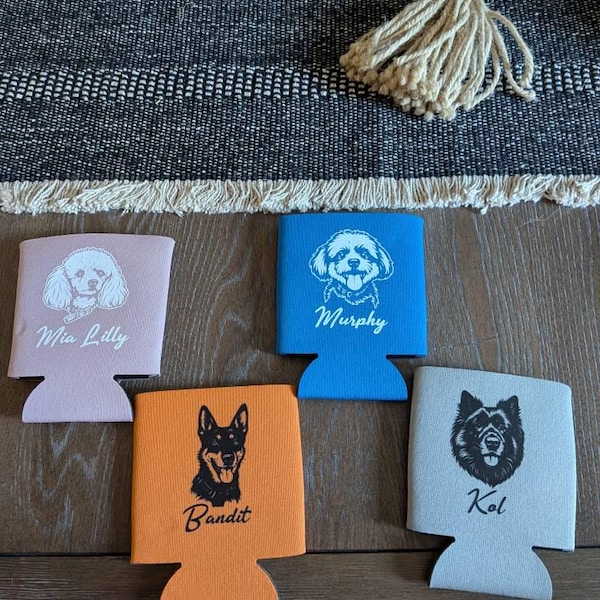 Custom Pet Can Coolers, Custom Dog Can Coolers, Personalized Cat Can ...