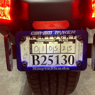 Personalized Motorcycle Frame for Your License Plate Personalized With ...