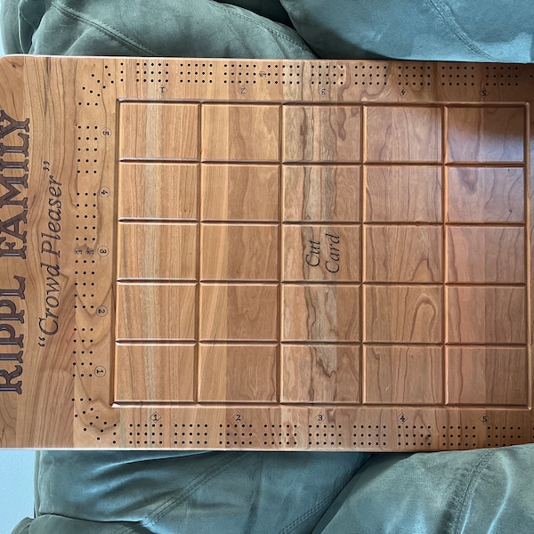 Custom Personalized Cross Cribbage Board - Etsy