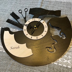 CUSTOM Math Clock Engraved Math Gift With Name or Phrase of Your Choice ...