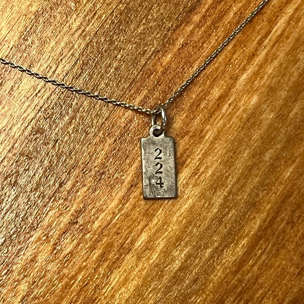 Personalized Mini Tag Charm • 14K Gold Filled Tag or 925 Sterling ...