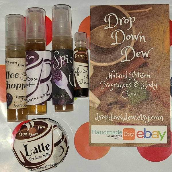 Perfume Solid Sampler Set of 6, Sample Tubs, 3 Ml, Frankincense & Myrrh ...