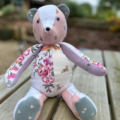 Memory Bear Pattern, Make Teddy Bear, Keepsake Bear Sewing Pattern - Etsy