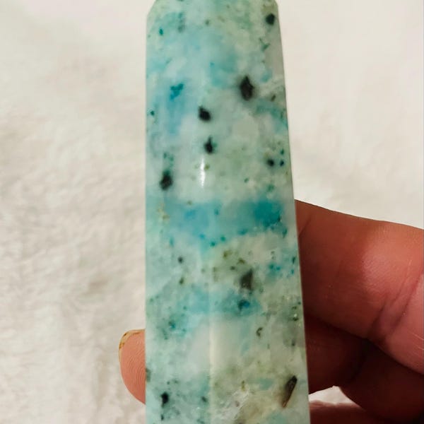 Rainforest Jasper Rhyolite Tumbled Stone | Rainforest Jasper Pocket ...