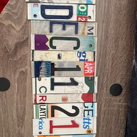 Worn & Faded License Plate Letters and Numbers to Build Your Own ...