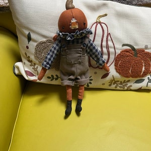 Primitive Pumpkin Doll Pattern PDF - Instant Download 'TERENCE in a Tin ...