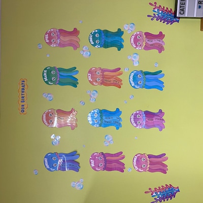 Under the Sea Classroom Theme, Classroom Flip Calendar, Ocean Calendar ...