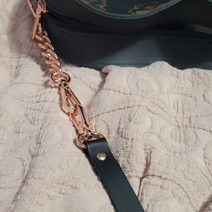 11MM, Rose Gold High Quality Purse Chain, Metal Shoulder Handbag Strap ...