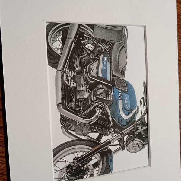 Limited Edition Print of Drawing | Porsche 911 964 Turbo Drawing ...