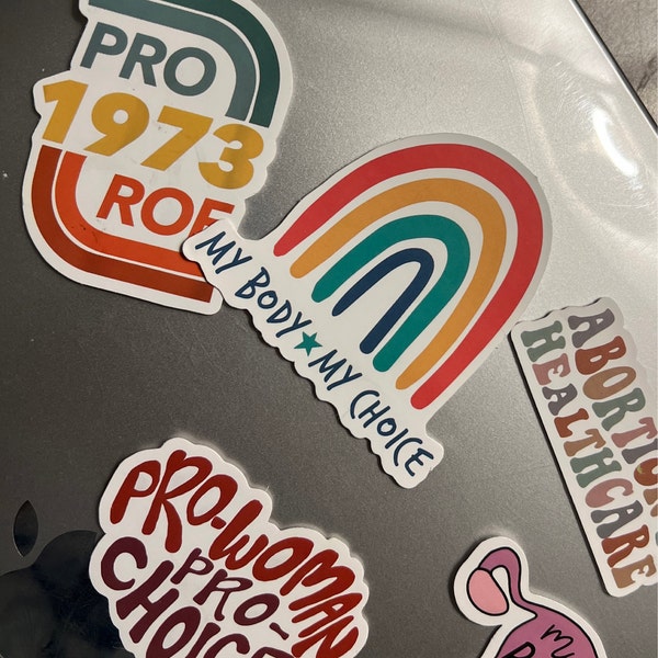 Women's Rights Sticker, Pro Choice Sticker Pack, Feminist Sticker ...