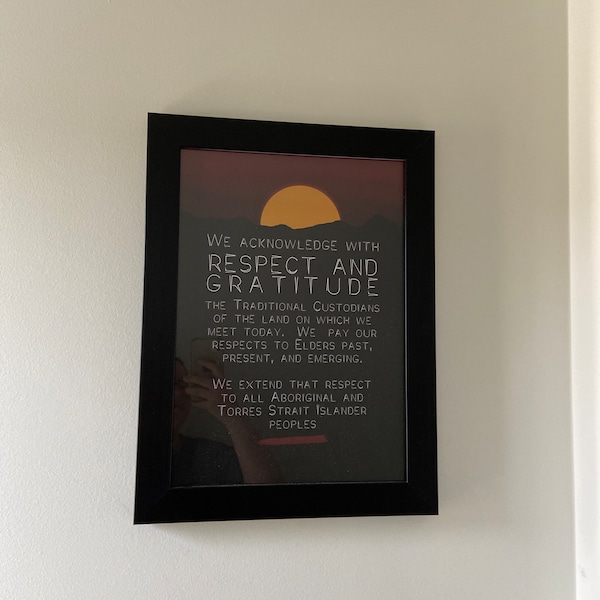 Acknowledgement of Country Poster Aboriginal / Welcome to Country ...