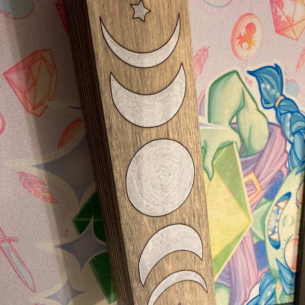 Dice Vault Moon Phase Dice Box Celestial Tabletop Gaming TTRPG RPG ...