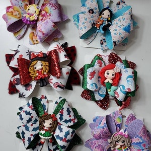 Unicorn Girl Hairbow Center Item 68 - Etsy