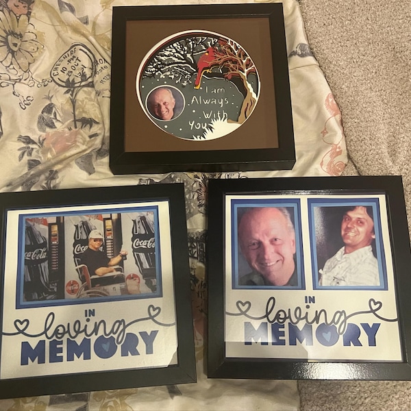 Brother Shadow Box SVG Files for Cricut Projects, Handmade Personalized ...