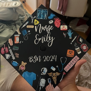 Reading Book Literature English Education Printed Graduation Cap Topper ...