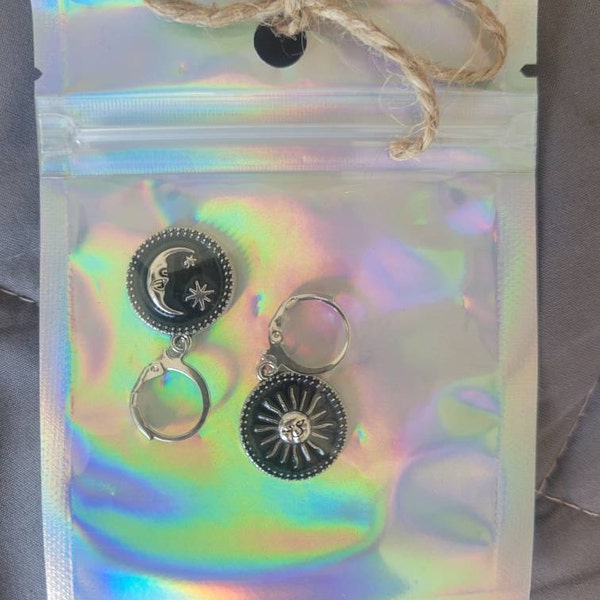 Gothic Cross Earrings | Gothic Black Cross | Cross Earrings | Black ...