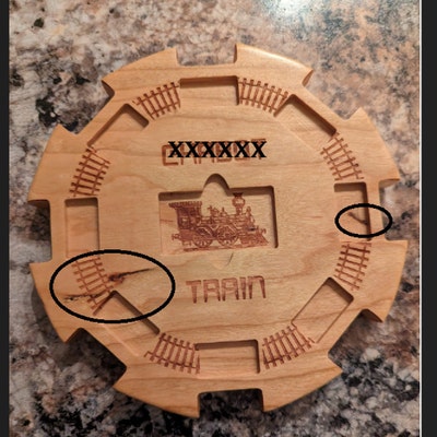 Mexican Train Hub & Tokens - Etsy