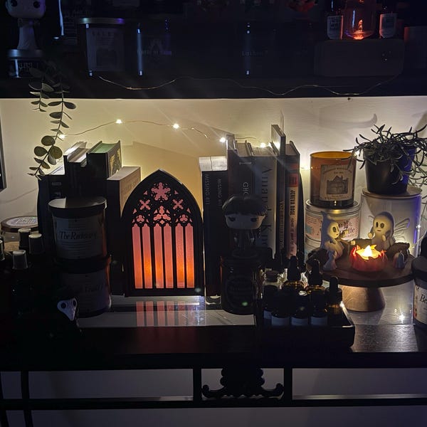 Gothic Cathedral Window Book Nook With Lights - 1 Large - Etsy
