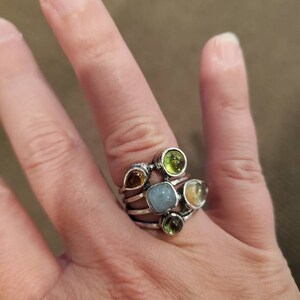 Eclectic Ring Wedding Engagement Ring for Women Graduation | Etsy