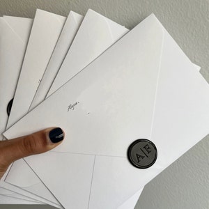 Printed Envelope Address Label for Wedding Invitations, Ready to Use ...