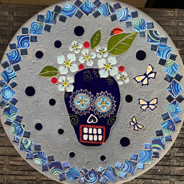 Handmade Ceramic Topiary Tree Mosaic Tiles, Decorative Tiles, Craft ...