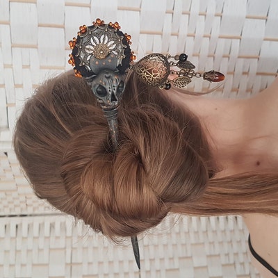 Unisex Bronze Circle Pendant, Modern Goth Minimalist Jewelry, Modern ...