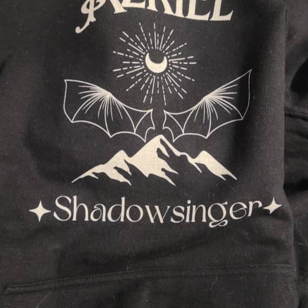 Azriel Shadowsinger ACOTAR Hoodie, Rhysand Sweatshirt, Gwynriel Bat ...