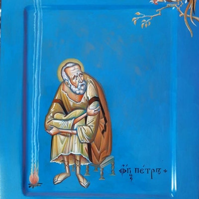 Saint Abigail Icon, St. Gobnait Icon, Deborah Religious Icon, Icon Hand ...