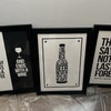 Luke Combs Inspired Contemporary Wall Art Prints, Posters. Frames Not ...