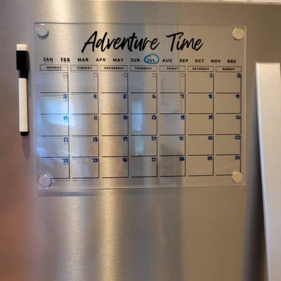 CUSTOM Acrylic To-do Planner Desk Calendar Dry Erase Board - Etsy