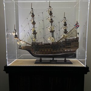 25l X 12w X 7h Inch Acrylic Display Case Showcase Box Cabinet Organizer ...