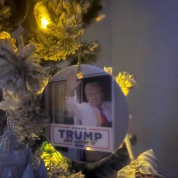 Donald Trump 47th President of the United States Crystal Christmas ...