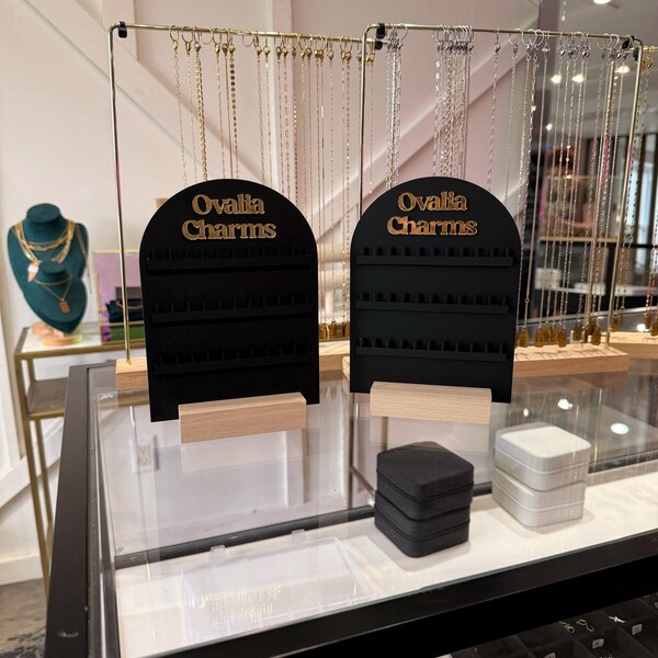 Acrylic Charm Holder, Frosted Charm Jewelry Display, Display for Cham ...