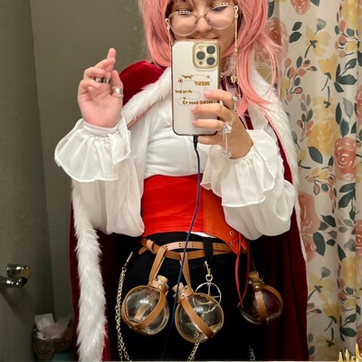 Round Glass Potion Bottle With Belt Loop for Cosplay Decorative - Etsy