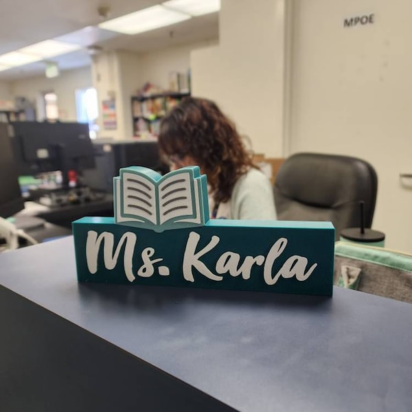 Bookworm Name Sign Librarian Gifts Bookworm Gifts Gift for Librarian ...