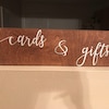 Cards and Gifts Rustic Sign, Wedding Cards Woodland Sign, Wedding Gift ...