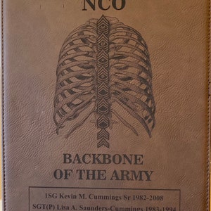 NCO Backbone of the Army Plaque Induction, Promotion, Soldier, Army ...