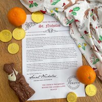 Editable Letter From Saint Nicholas Catholic Saint Nicholas Printable ...