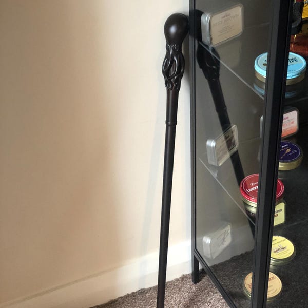 Crow Walking Cane, Raven Cane Walking Stick, Wooden Cane Handcarved ...