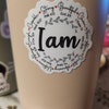 I Am Sticker, Affirmation Stickers, Clear Laptop Sticker, Water Bottle ...