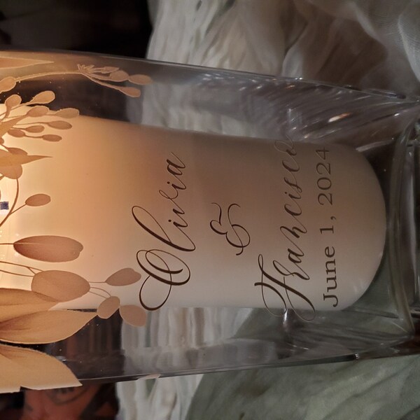 Custom Unity Set for Wedding, Unity Set Personalized, Handmade Unity ...